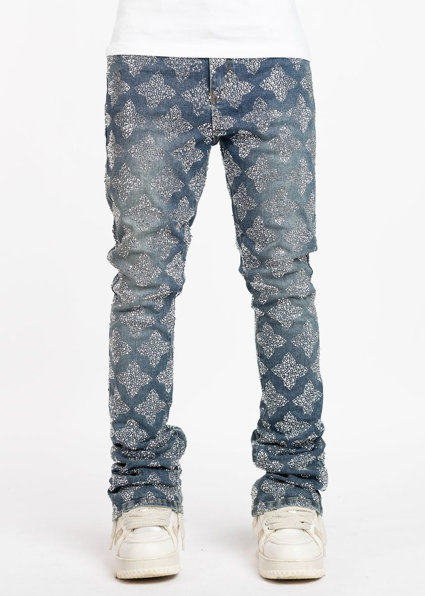 Guapi Vintage Blue Embellished Denim – Prestige Collections